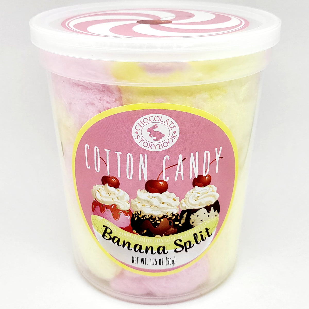 Banana Split Cotton Candy 1.75 oz – Sweetz & More